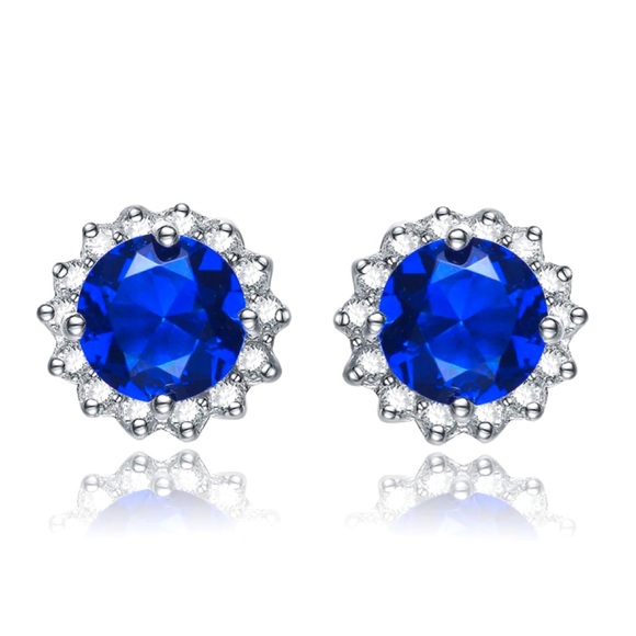 Rachel Ashwell | Jewelry | Rachel Ashwell 925 Sterling Silver Cz Button Earrings 23 | Poshmark